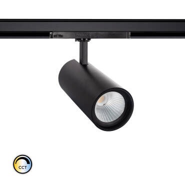3-Circuit Track LED Spotlight 30W d'Angelo CCT Black PHILIPS Xitanium ...