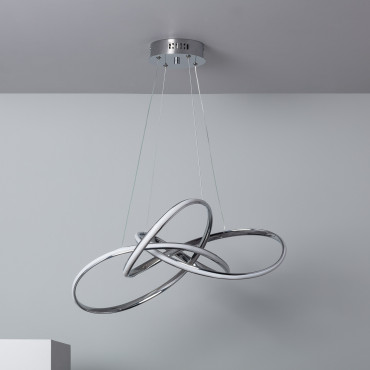 70W Swirl Metal LED Pendant Lamp - Ledkia