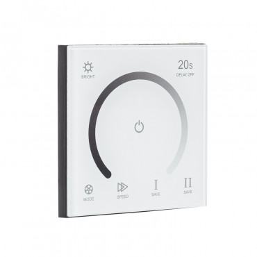 Wall Mounted Tactile Dimmer Controller for 12/24V DC Monochrome LED ...