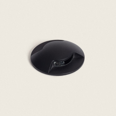 3W Letso 2L Outdoor Recessed Ground Spotlight in Black - Ledkia