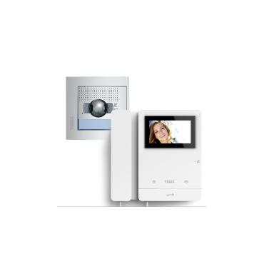 Kit Video Intercom 2 Woningen 2 draden met Bel paneel SFERA NEW en ...