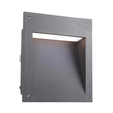 20W Micenas Square Recessed LED Step Light in Urban Grey LEDS-C4 05 ...