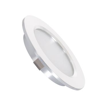 3W Round 12V DC Under Cabinet LED Downlight Ø 63 mm Cut-Out - Ledkia