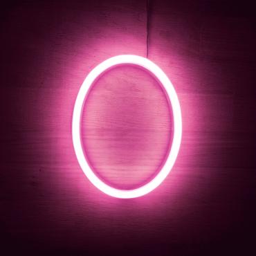 Pink Neon LED Numbers and Symbols - Ledkia
