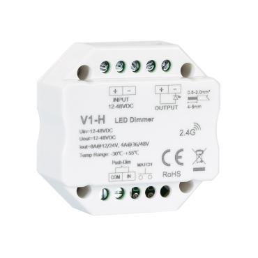 RF Dimmer 12/48V LED Dimmer for Single-Colour LED Strip Compatible with ...