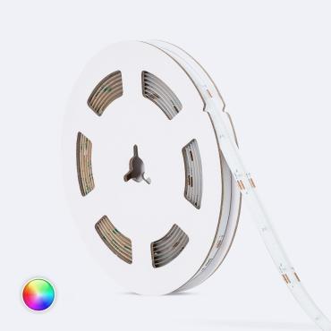 LED Strip RGB 24V DC COB 420 LED/m 5m IP20 CRI90 Breedte 10mm Knip 5 cm ...