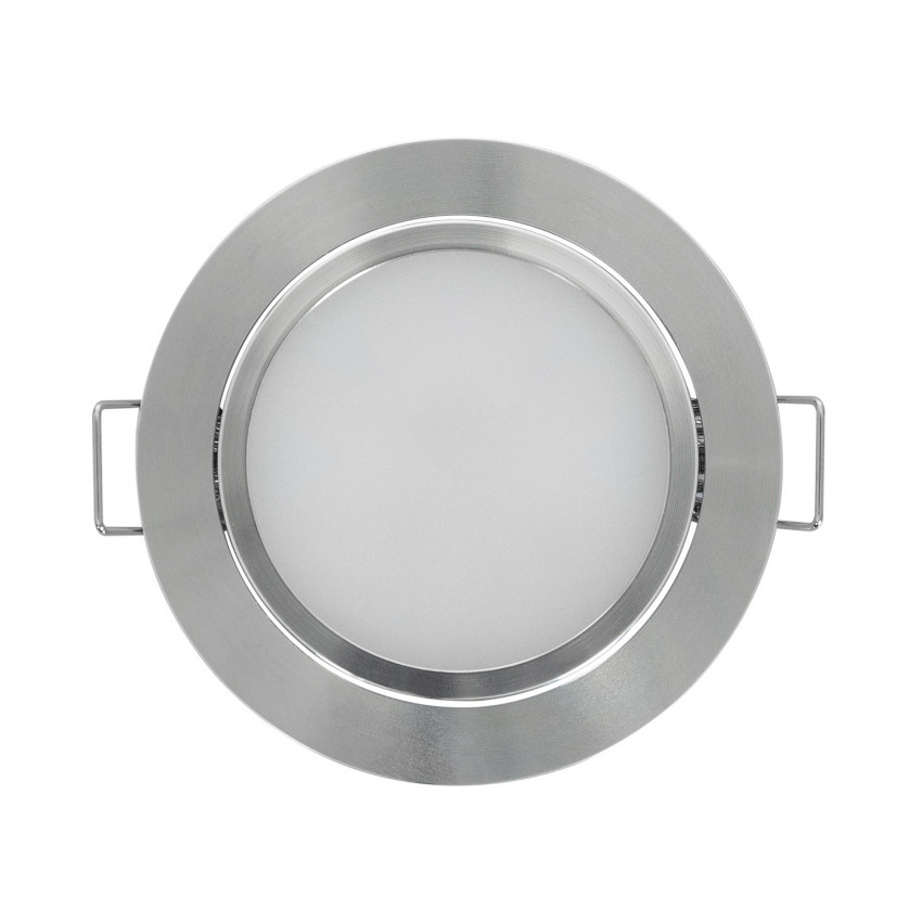 LED-Downlight Strahler 3W 12V DC mit Schnellanschluss, Ausschnitt Ø 67 ...