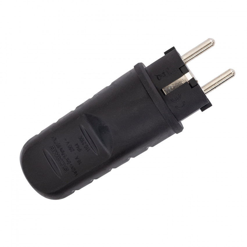 Stecker Typ F-E 2P+T 16A 250V AC - Ledkia