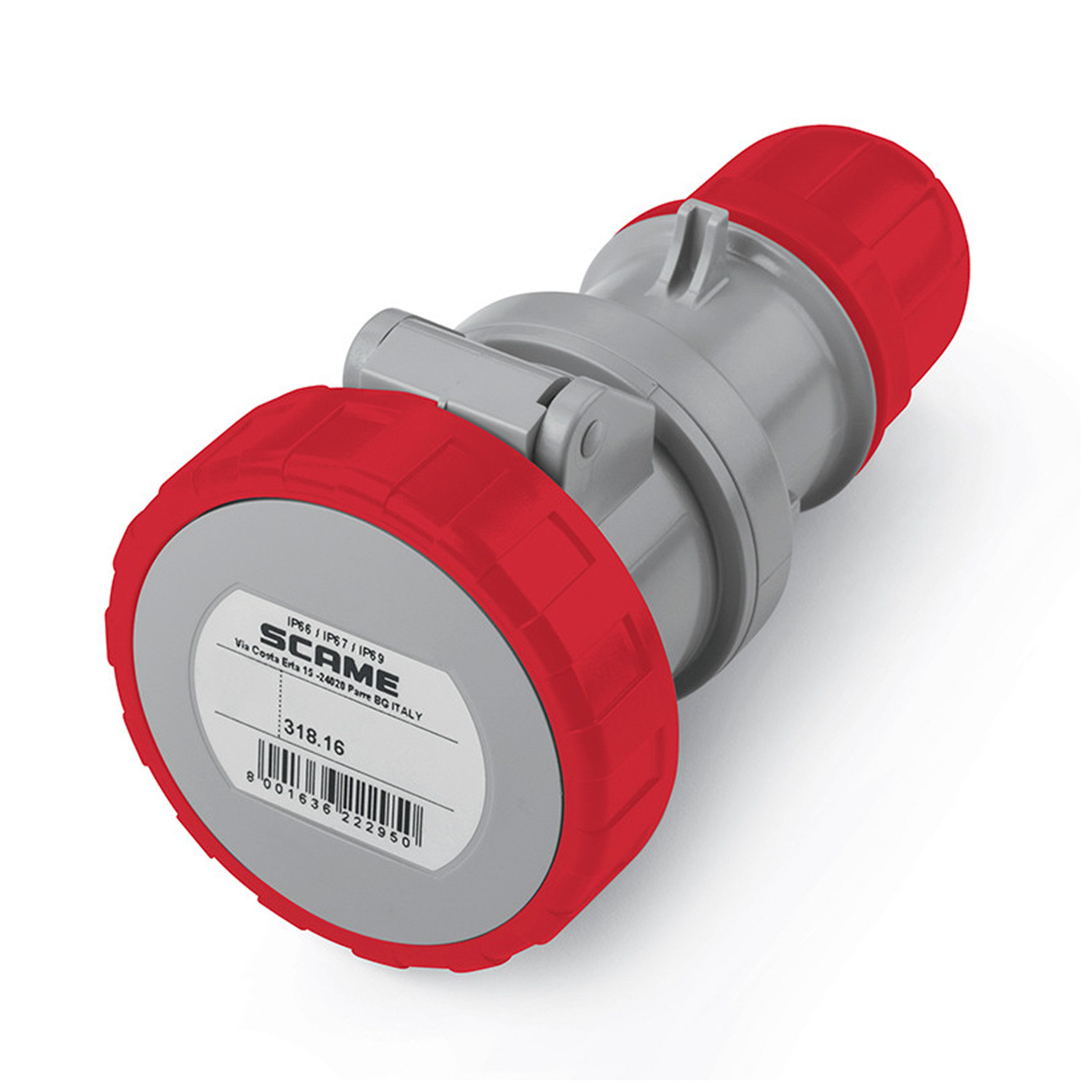 SCAME Optima Series 16 A Industrial Connector - IP66 - Ledkia