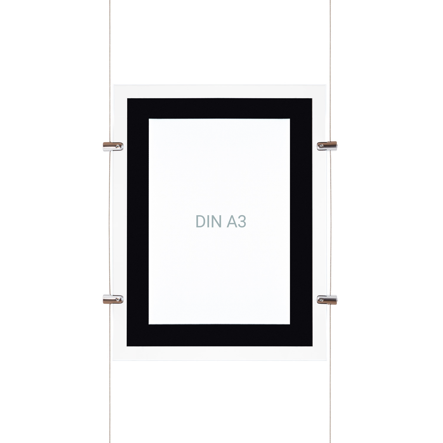 DIN A3 Hanging Led Display Sign - Vertical - Ledkia
