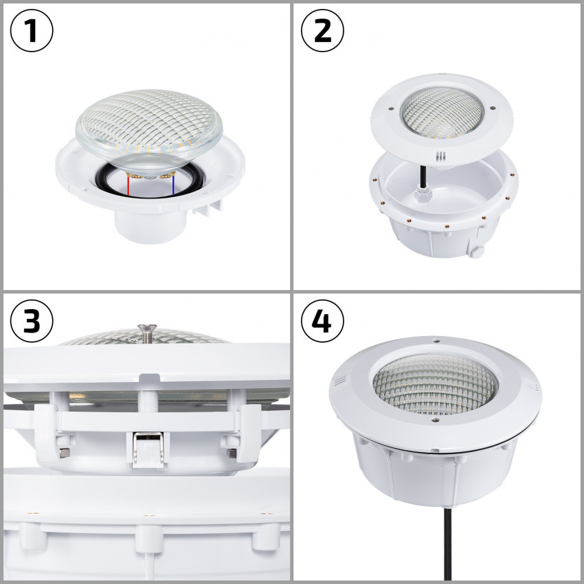 Recessed Astra Niche IP68 PAR56 Bulb for Concrete and Liner Swimming ...