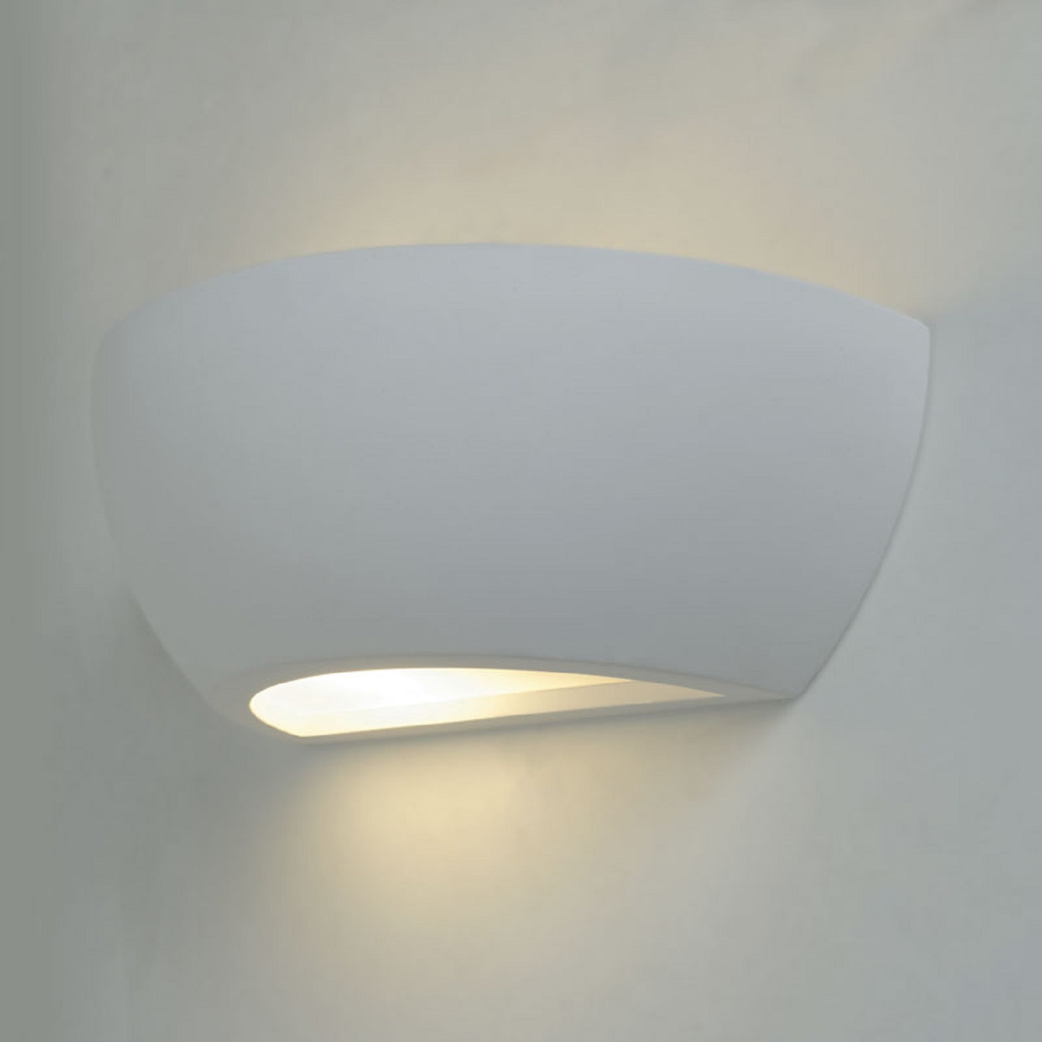Bexley Plaster Wall Lamp - Ledkia