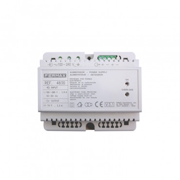 12V AC + 18V DC 1.5A FERMAX 4810 - Ledkia