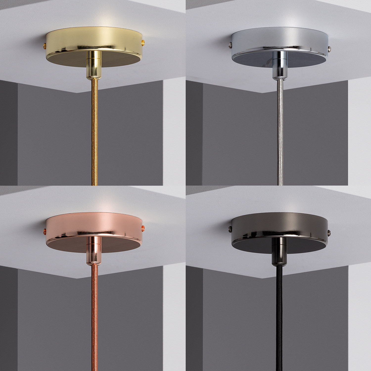 Metallic Ceiling Base - Ledkia