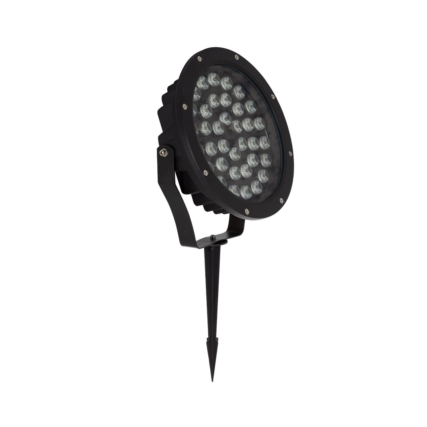 36W Colmar Outdoor RGB IP67 LED Spotlight with Spike - Ledkia