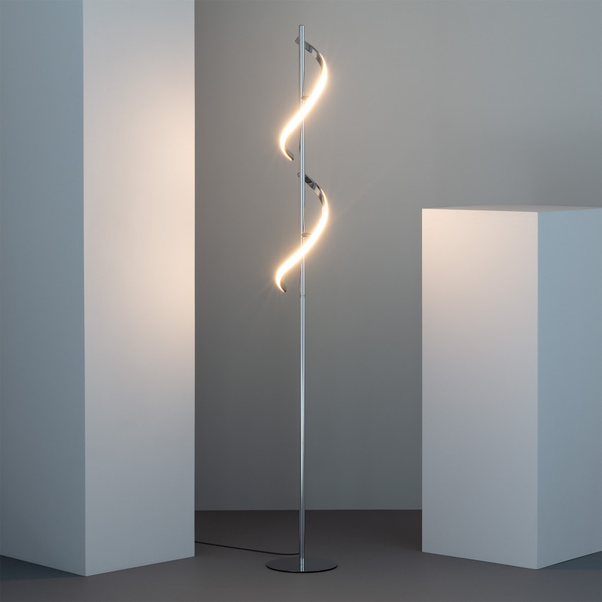 20W LED Winding Floor Lamp - Ledkia