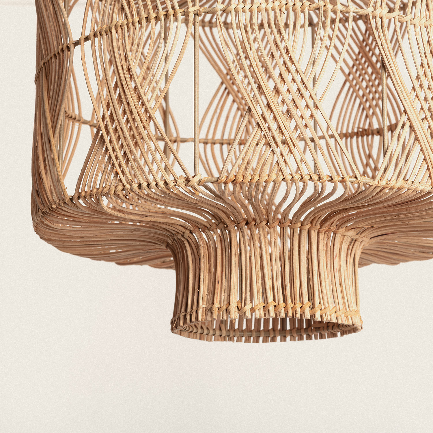 Oia Rattan Outdoor Pendant Lamp - Ledkia